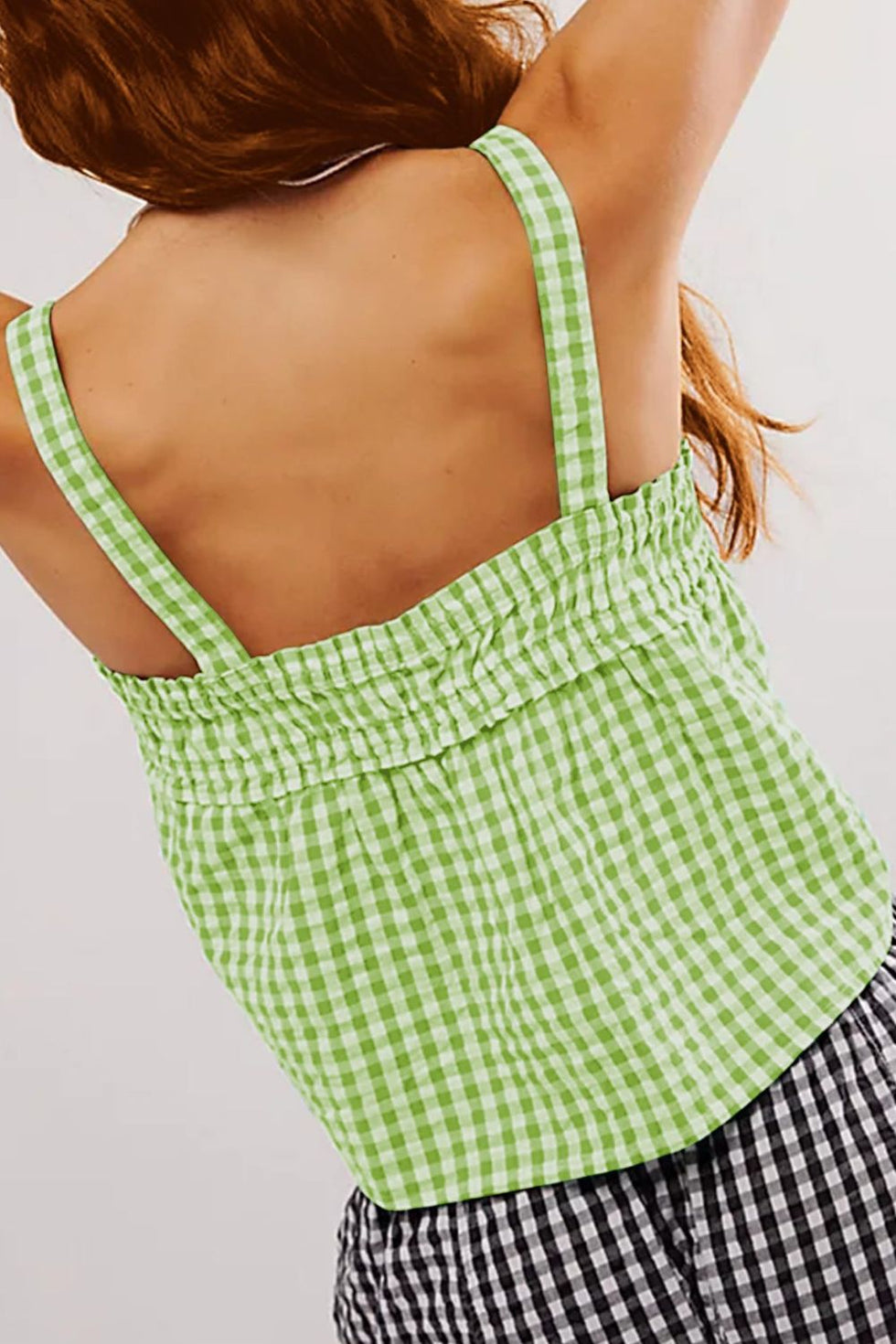 Tied Front Textured Square Neck Cami – Charming Charlie
