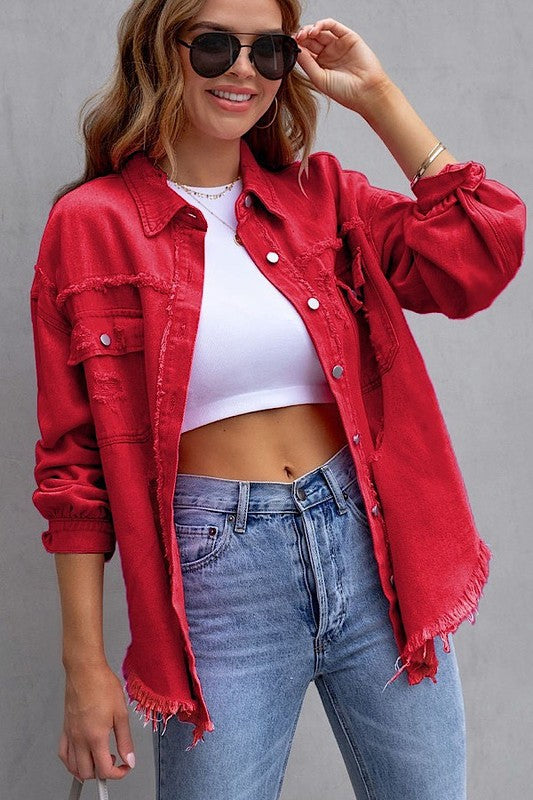 Tattered jacket – Charming Charlie