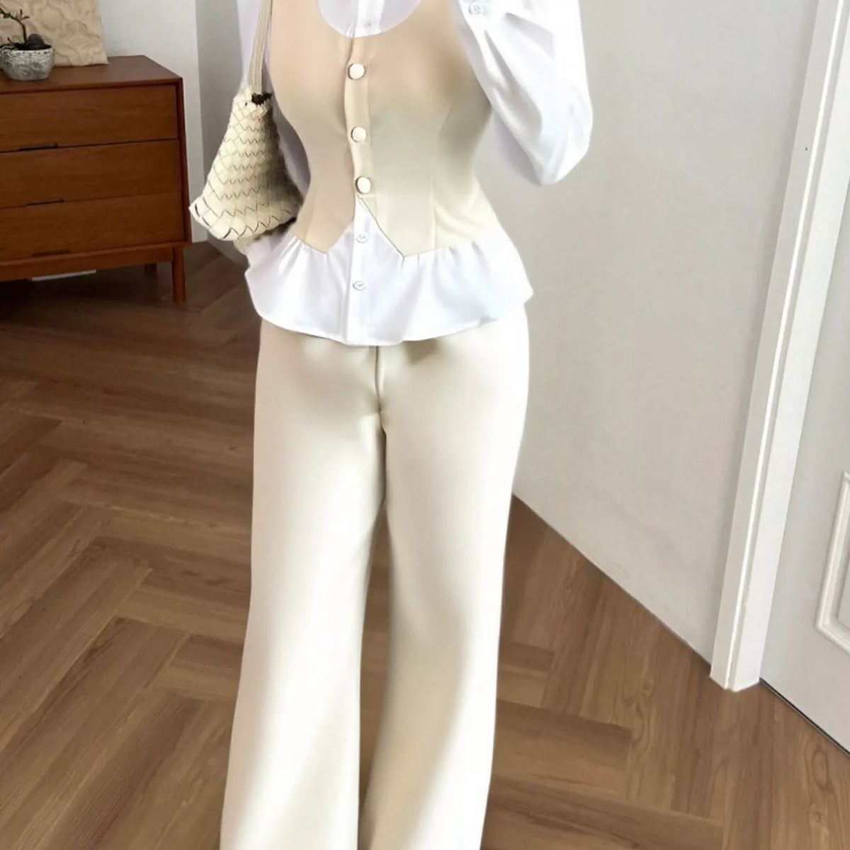 Two Tone Shirt and Pants Set – Charming Charlie