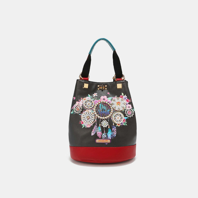 Nicole Lee USA Multifunctional Bucket Bag Backpack – Charming Charlie