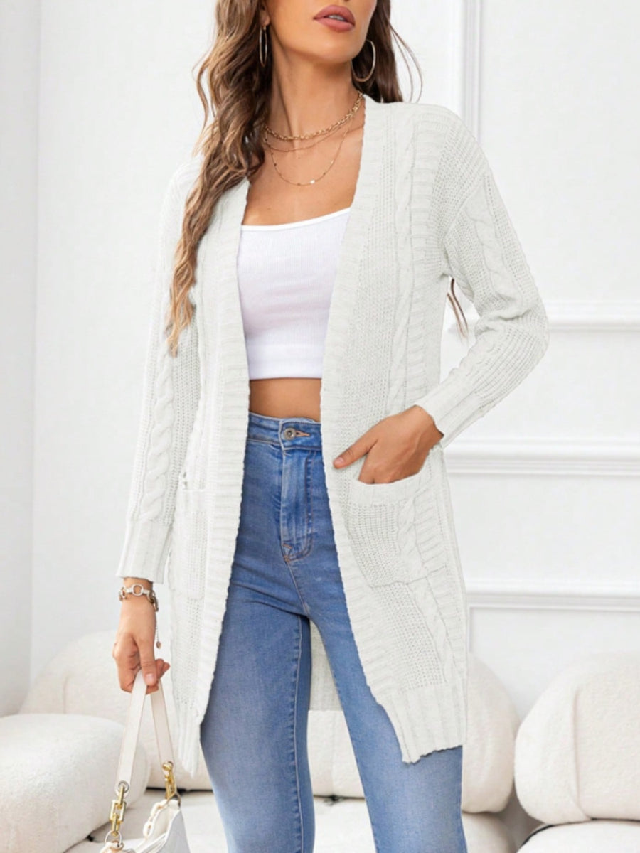 Open Front Long Sleeve Cardigan – Charming Charlie