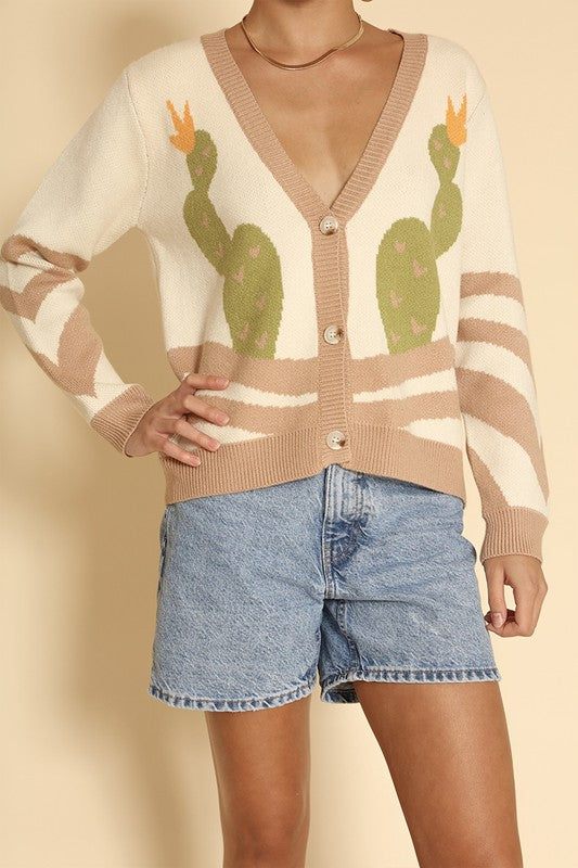 Desert cactus cardigan – Charming Charlie
