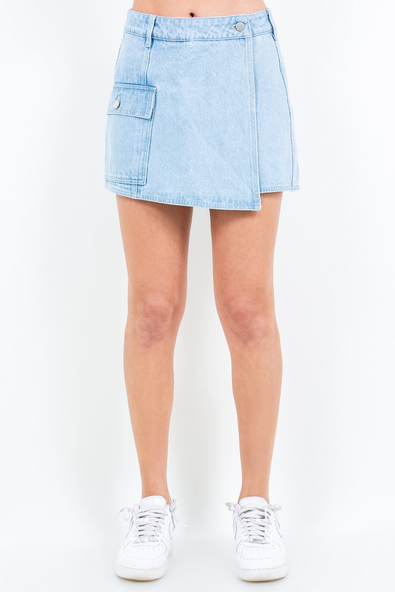 American Bazi Cargo Pocket Mini Skort – Charming Charlie