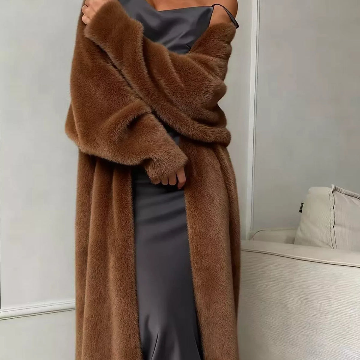 Fuzzy Open Front Longline Cardigan – Charming Charlie