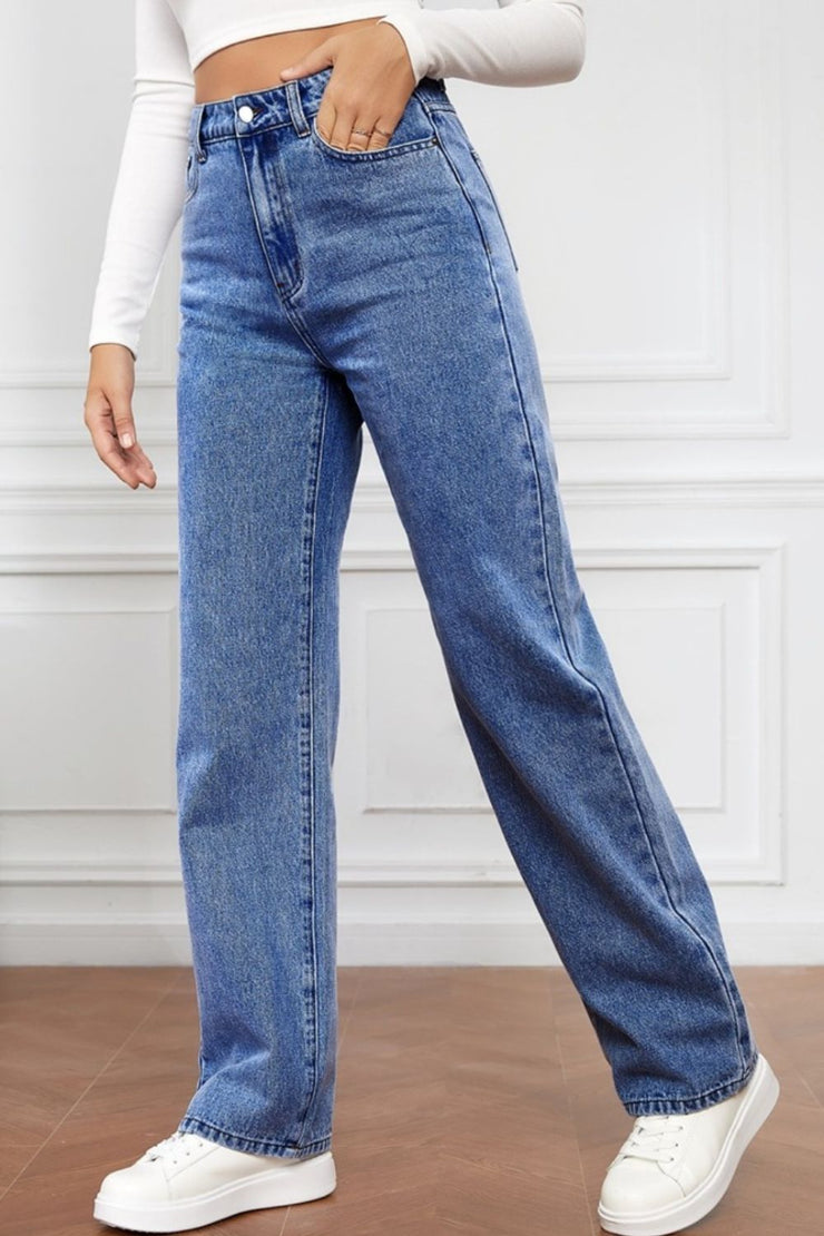 High Waist Straight Jeans – Charming Charlie