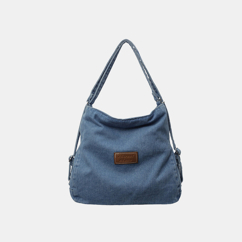 Adjustable Strap Denim Shoulder Bag – Charming Charlie