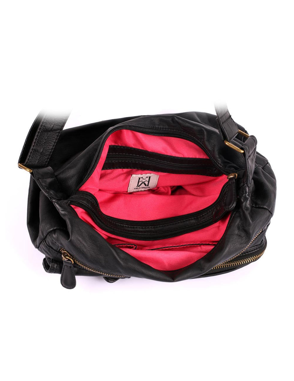 Karla Hanson | Charlotte Pre-Washed Women's Crossbody Hobo Bag VI ...