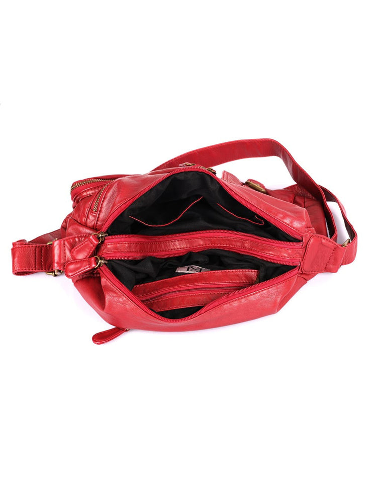 Karla Hanson | Charlotte Pre-Washed Women's Crossbody Hobo Bag VI ...