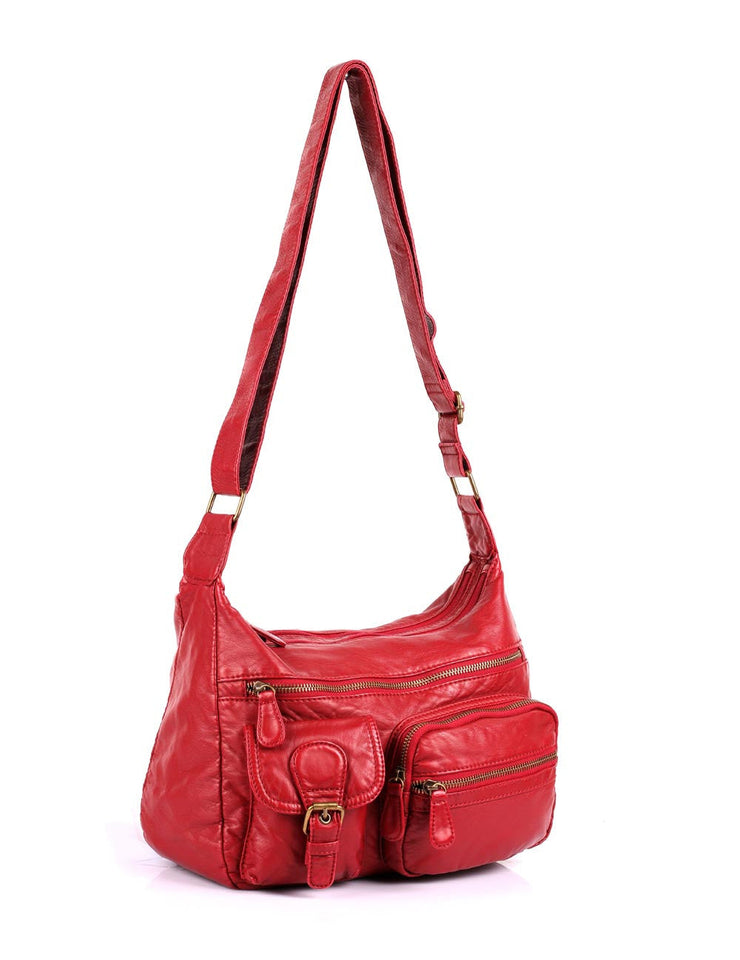 Karla Hanson | Charlotte Pre-Washed Women's Crossbody Hobo Bag VI ...