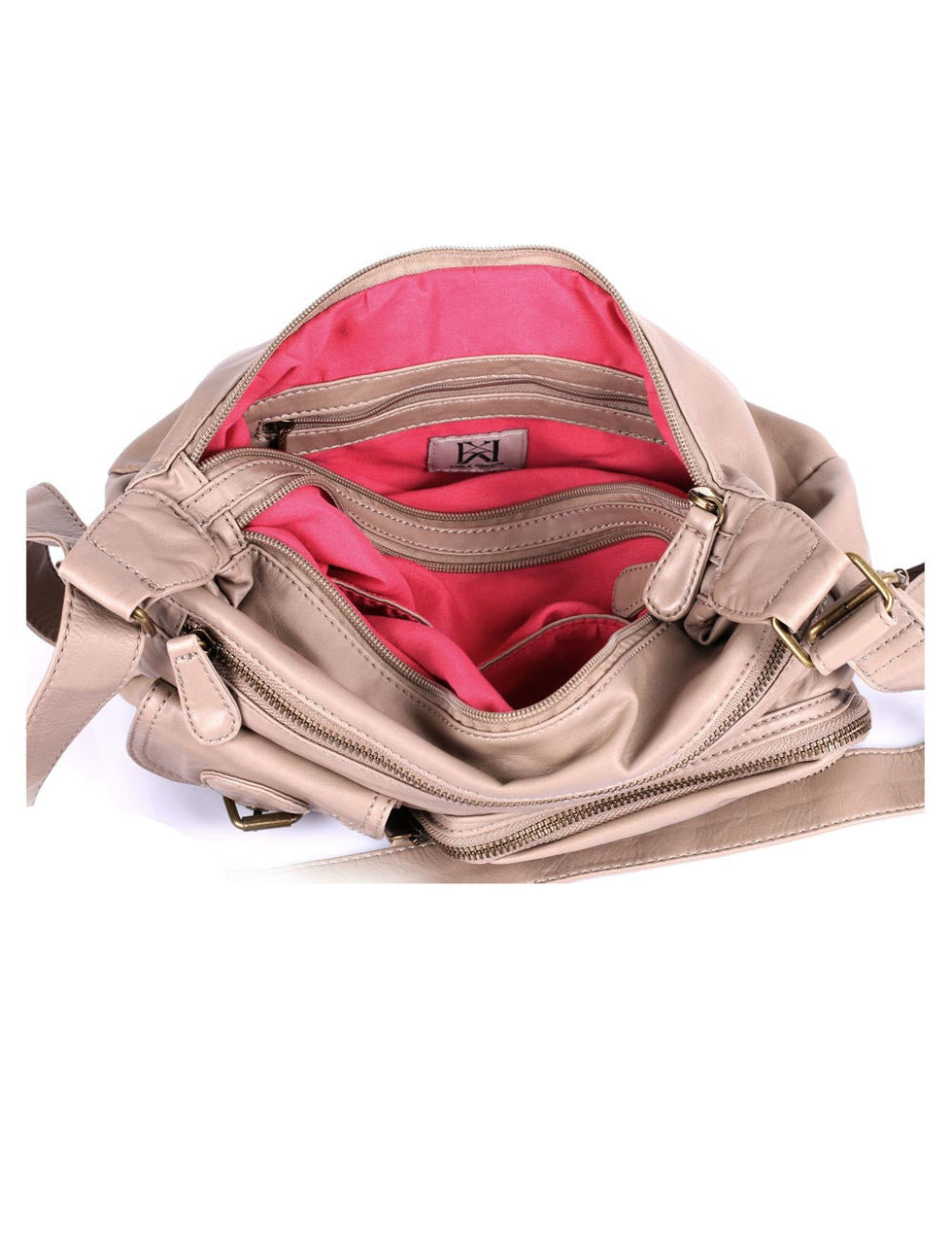 Karla Hanson | Charlotte Pre-Washed Women's Crossbody Hobo Bag VI ...