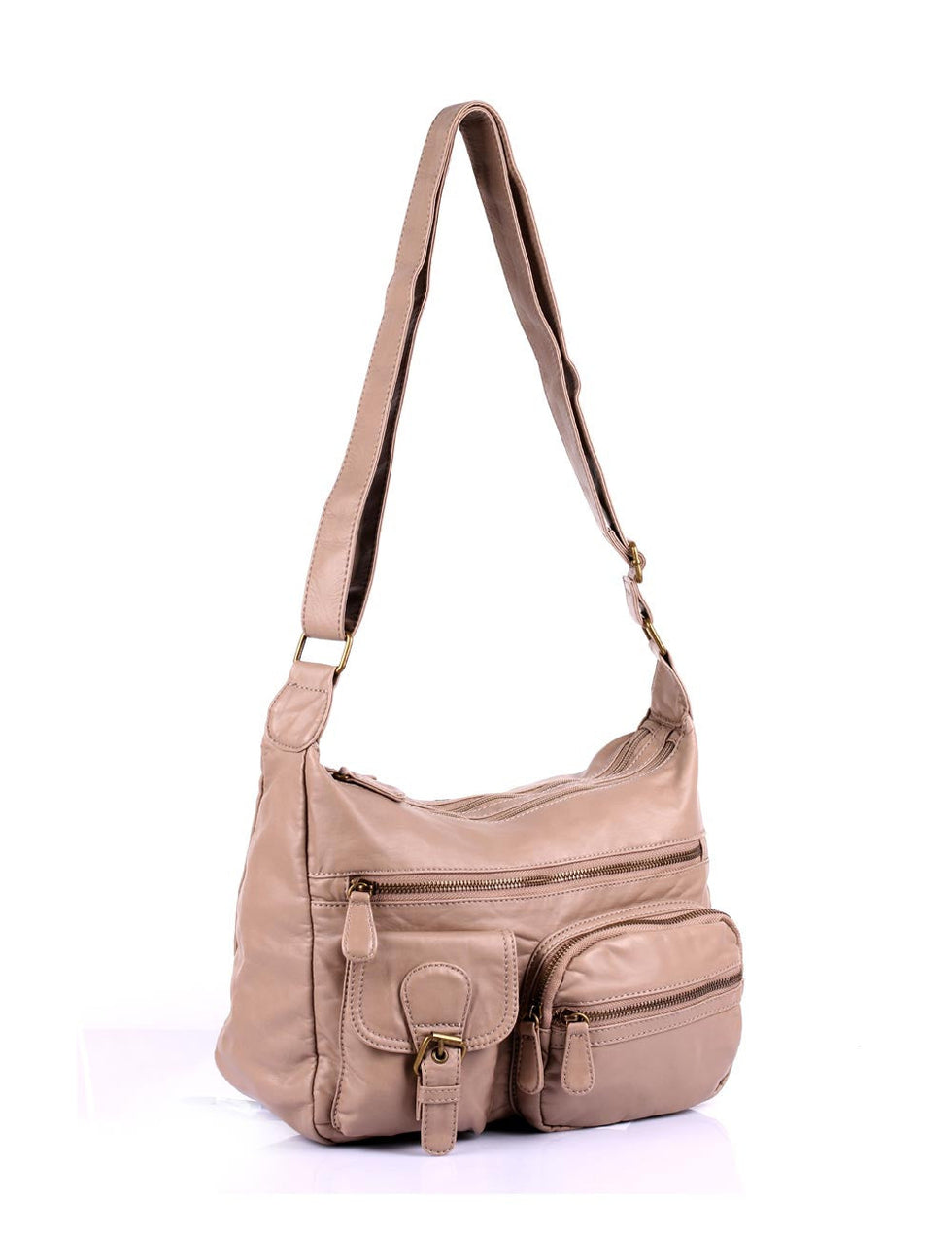 Karla Hanson | Charlotte Pre-Washed Women's Crossbody Hobo Bag VI ...