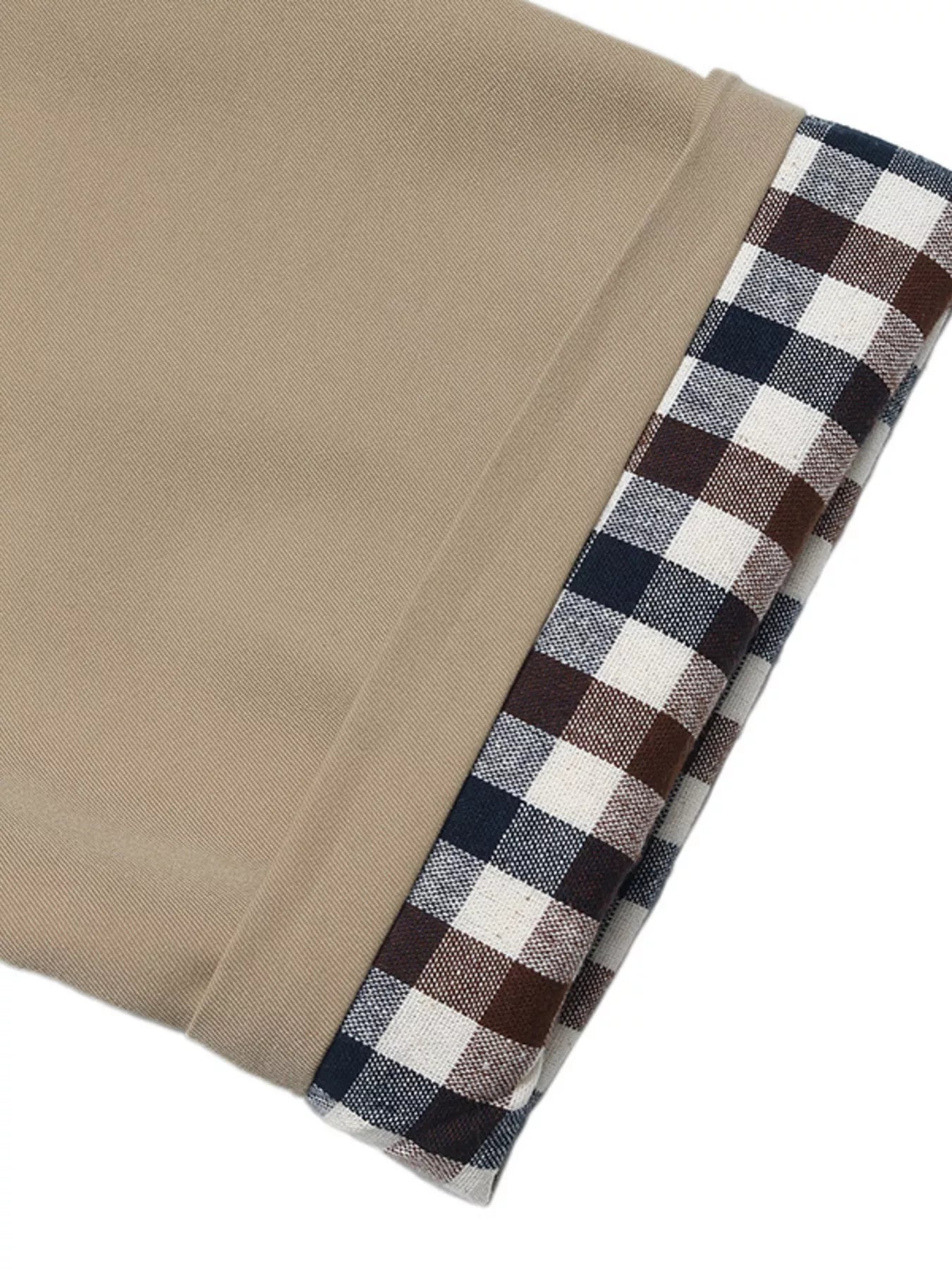 Checkered Lining Button Up Trench Coat – Charming Charlie