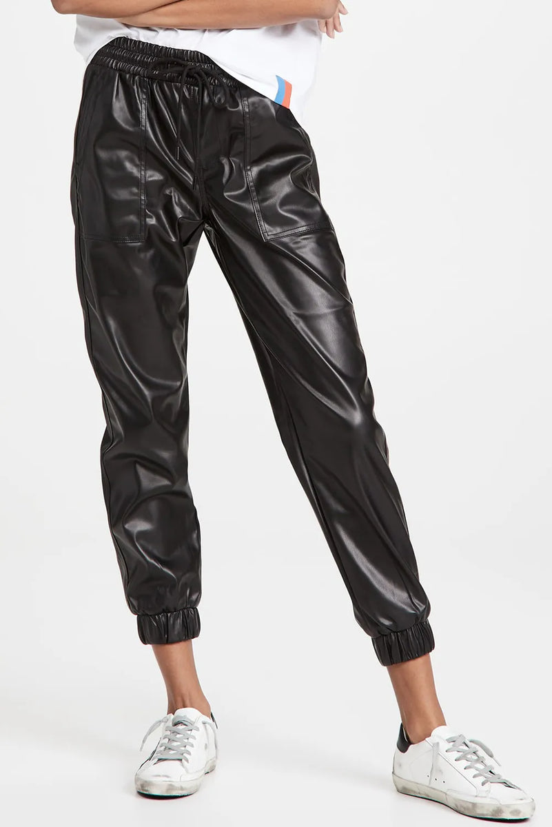 Drawstring PU Leather Pants with Pockets – Charming Charlie