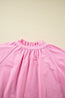 Half Zip Puff Sleeve Top and Ruffled Shorts Set – Charming Charlie