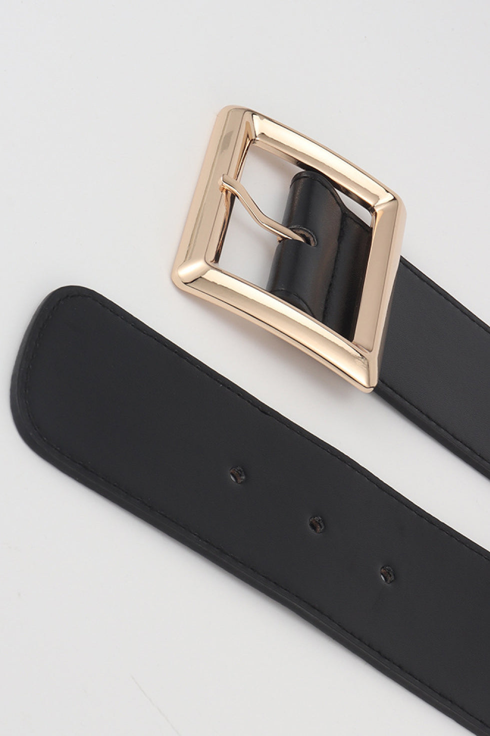 Rectangle Buckle Elastic Wide Belt – Charming Charlie