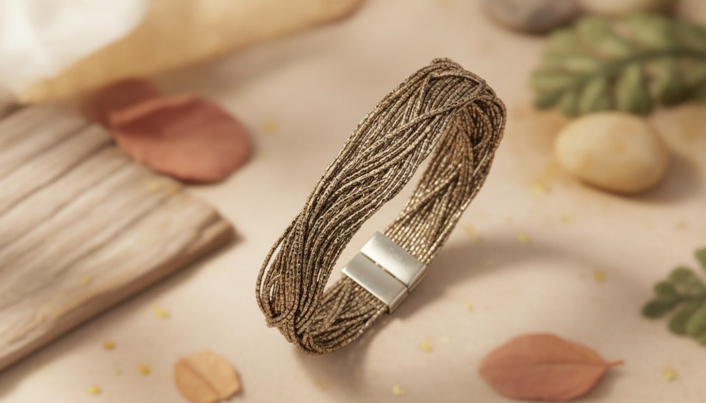 Braided Metallic Bracelet – Charming Charlie