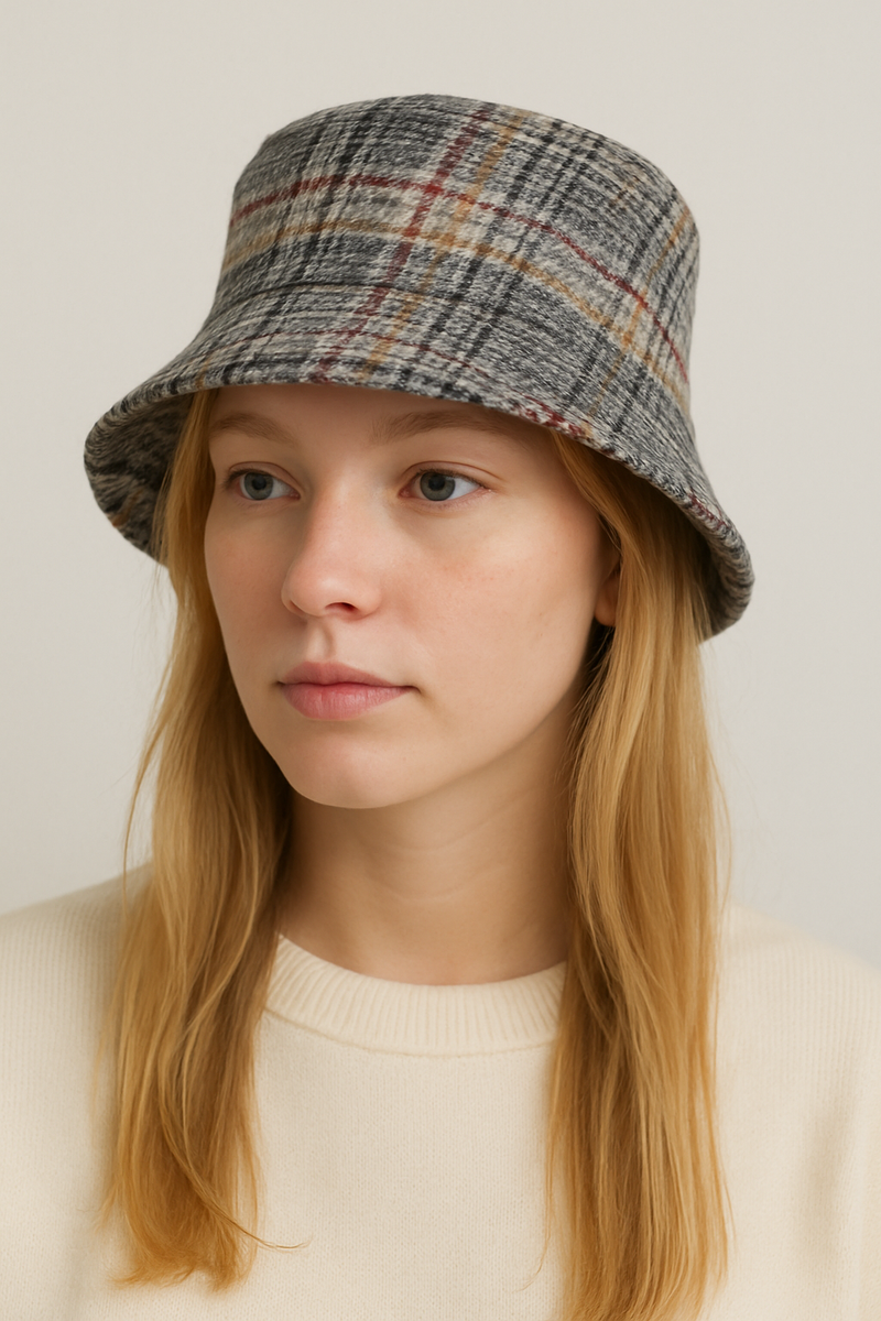 Plaid Bucket Hat – Charming Charlie