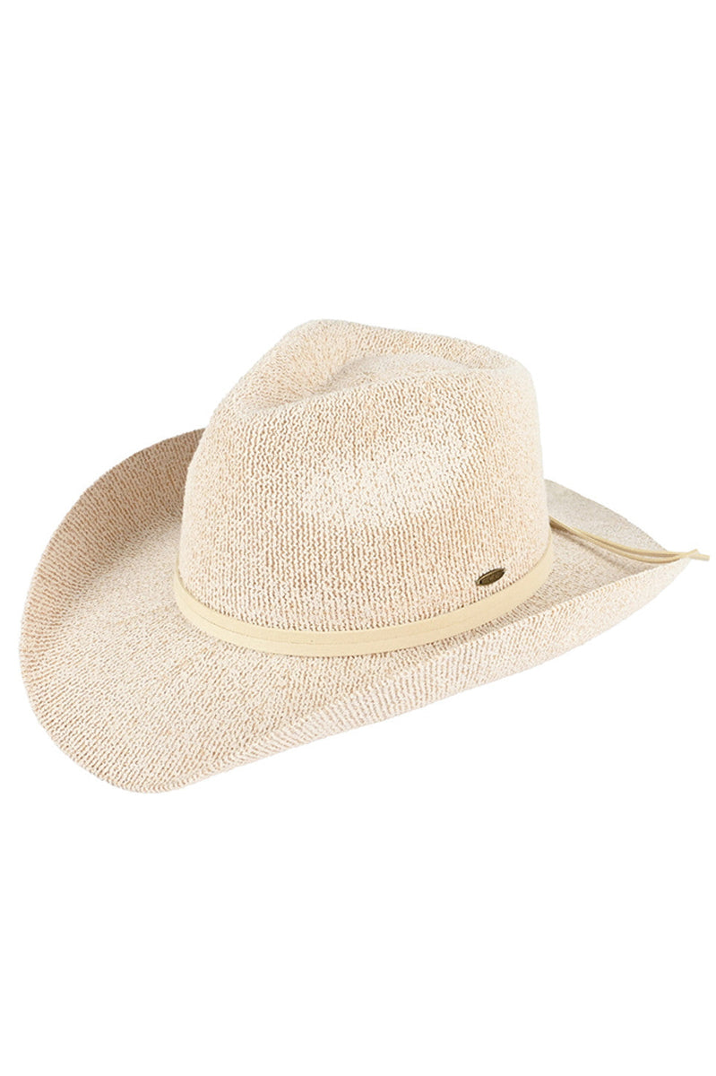 C.C Terry Cloth Band Trim Cowboy Hat – Charming Charlie
