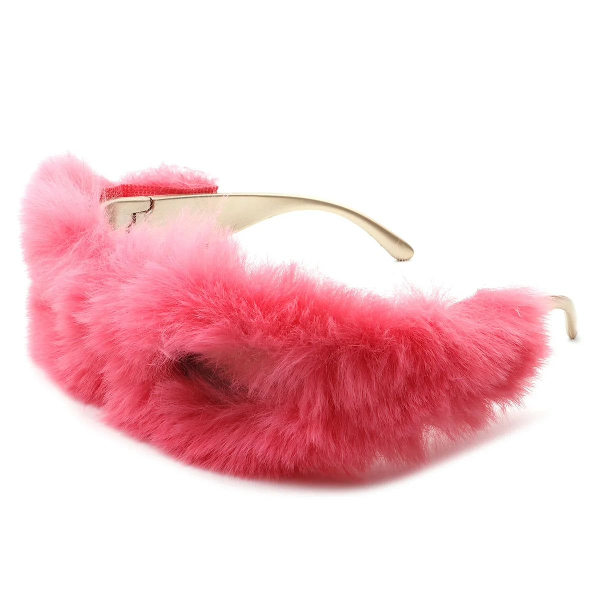 Kyriel - Y2K Wrap Around Fuzzy Fashion Furr Women Sunglasses – Charming ...