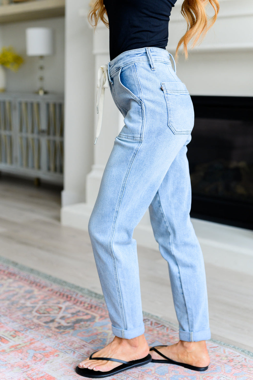 Cooper High Rise Vintage Denim Jogger – Charming Charlie