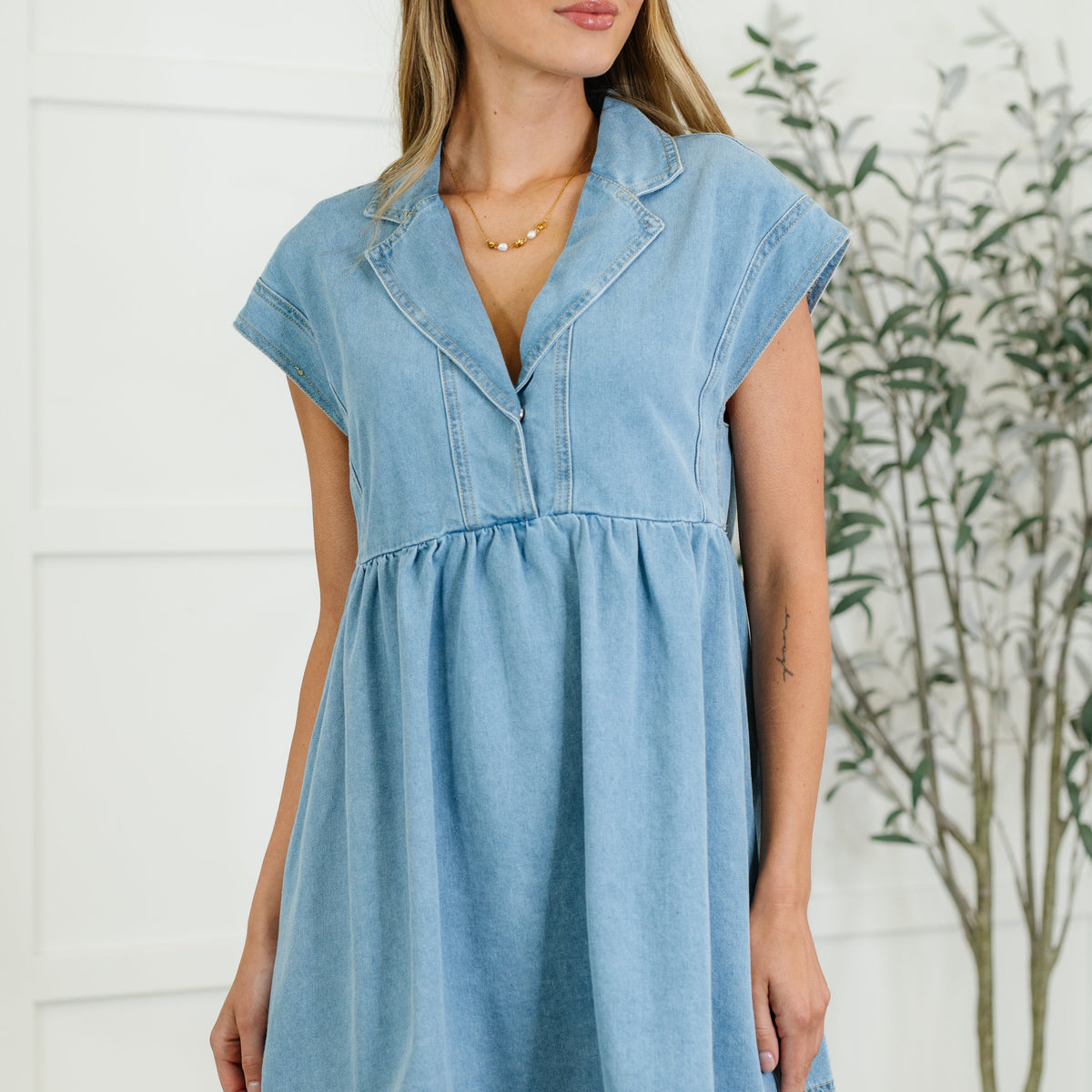 First Rodeo Denim Dress – Charming Charlie