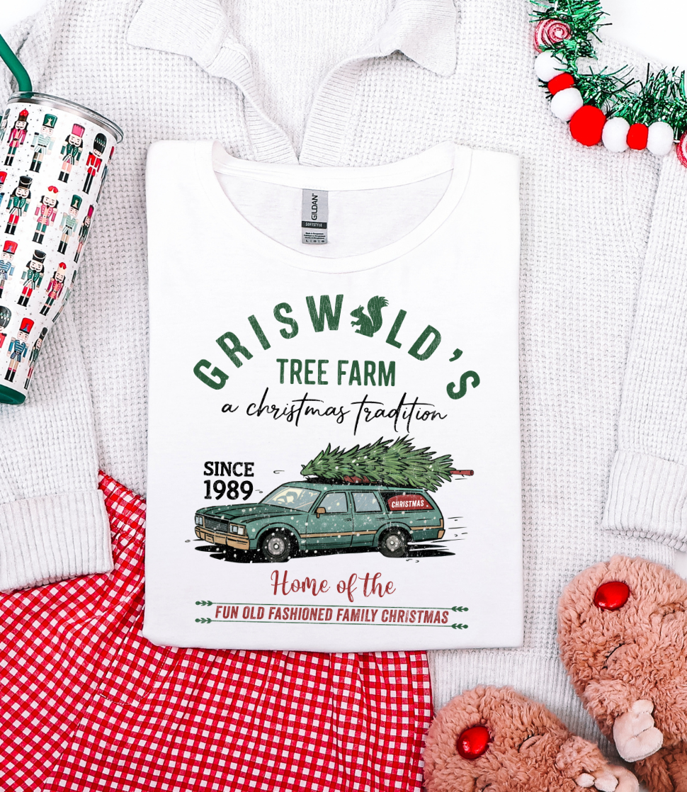 Griswold's Tree Farm Graphic Tee and Sweatshirt – Charming Charlie