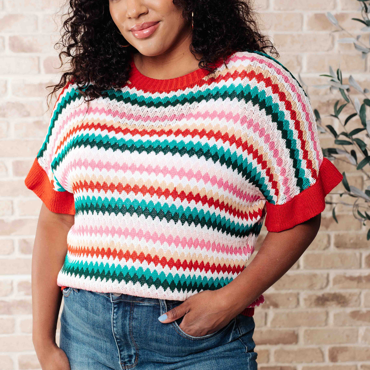 It's a Go Striped Knit Top – Charming Charlie