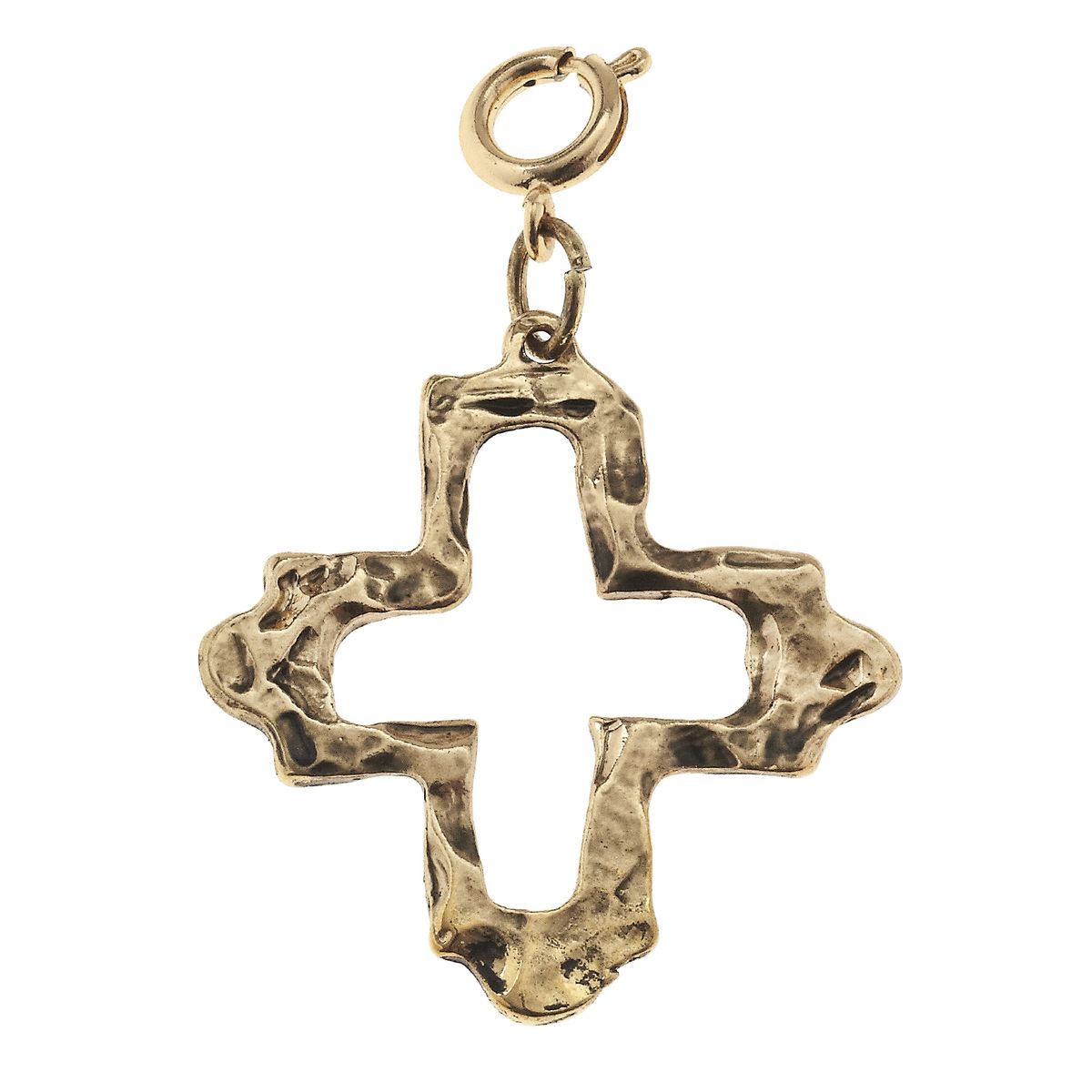 Antique Gold Open Cross Charm – Charming Charlie