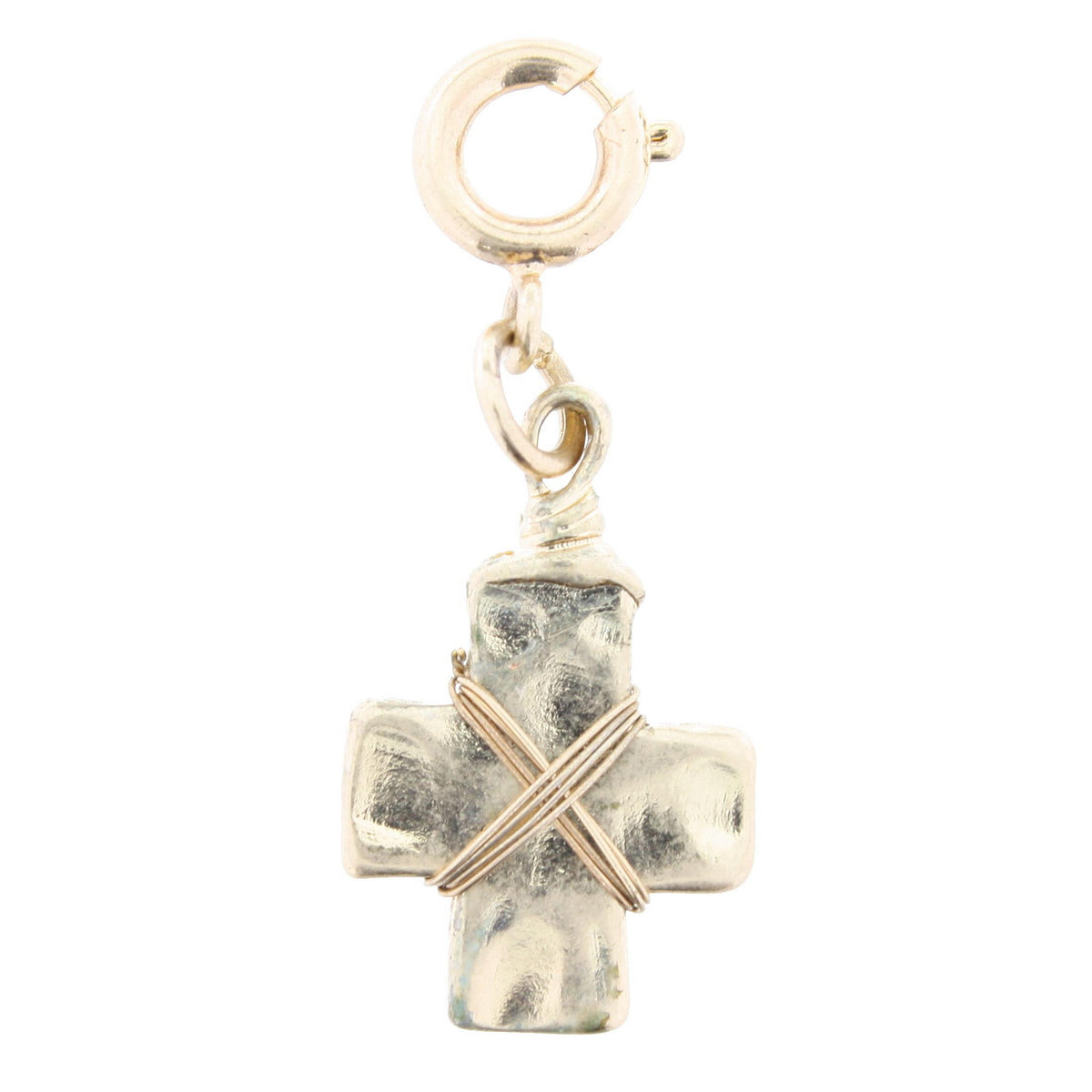 Simple Gold Wire Wrapped Cross – Charming Charlie