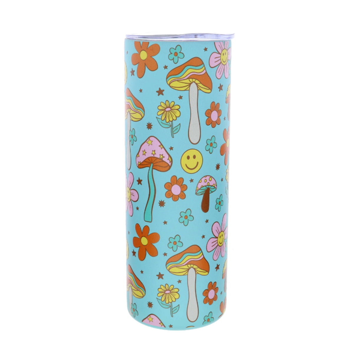 Totally Happy 20 Oz. Skinny Tumbler With Lid And Straw – Charming Charlie