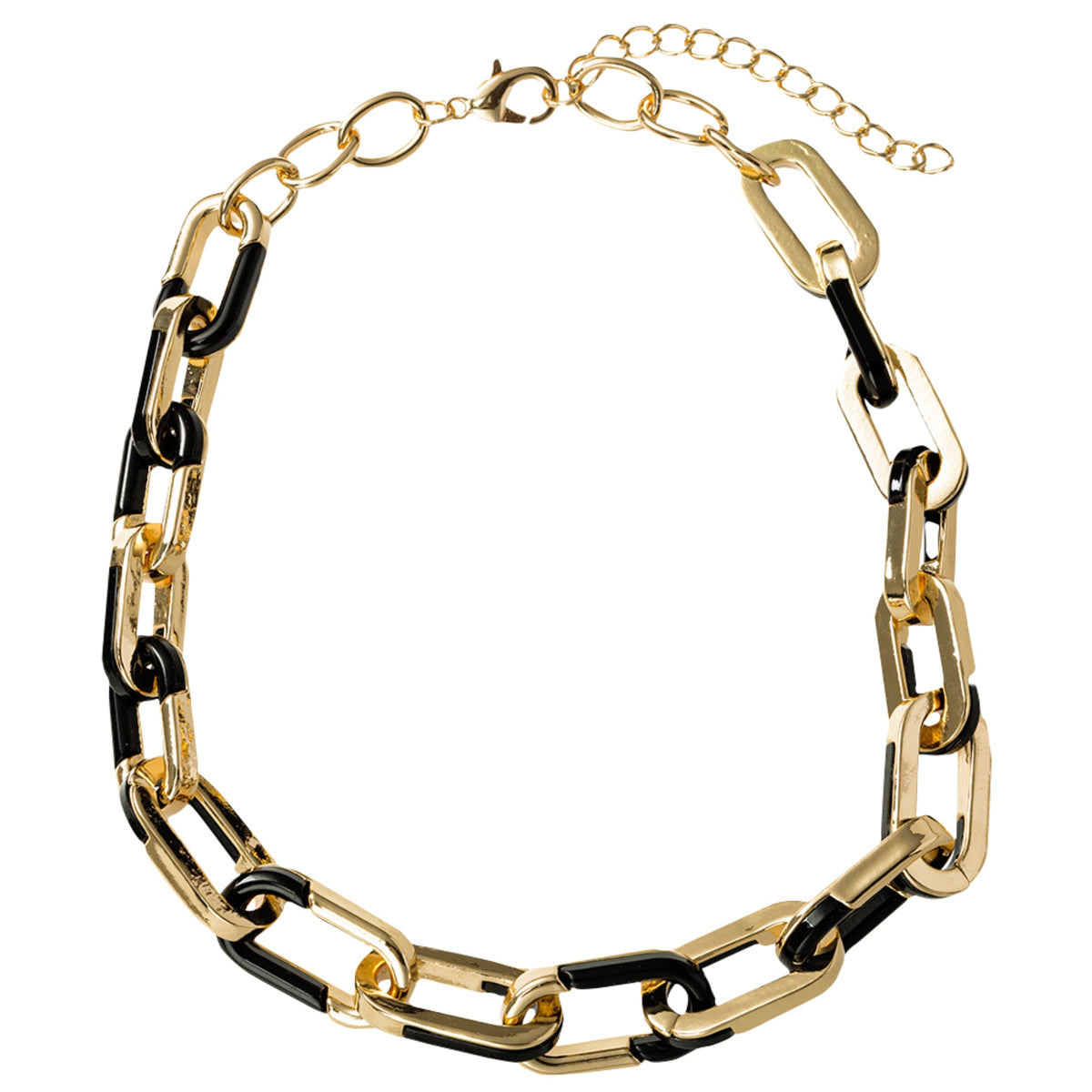 Gold, Black Chain Necklace – Charming Charlie