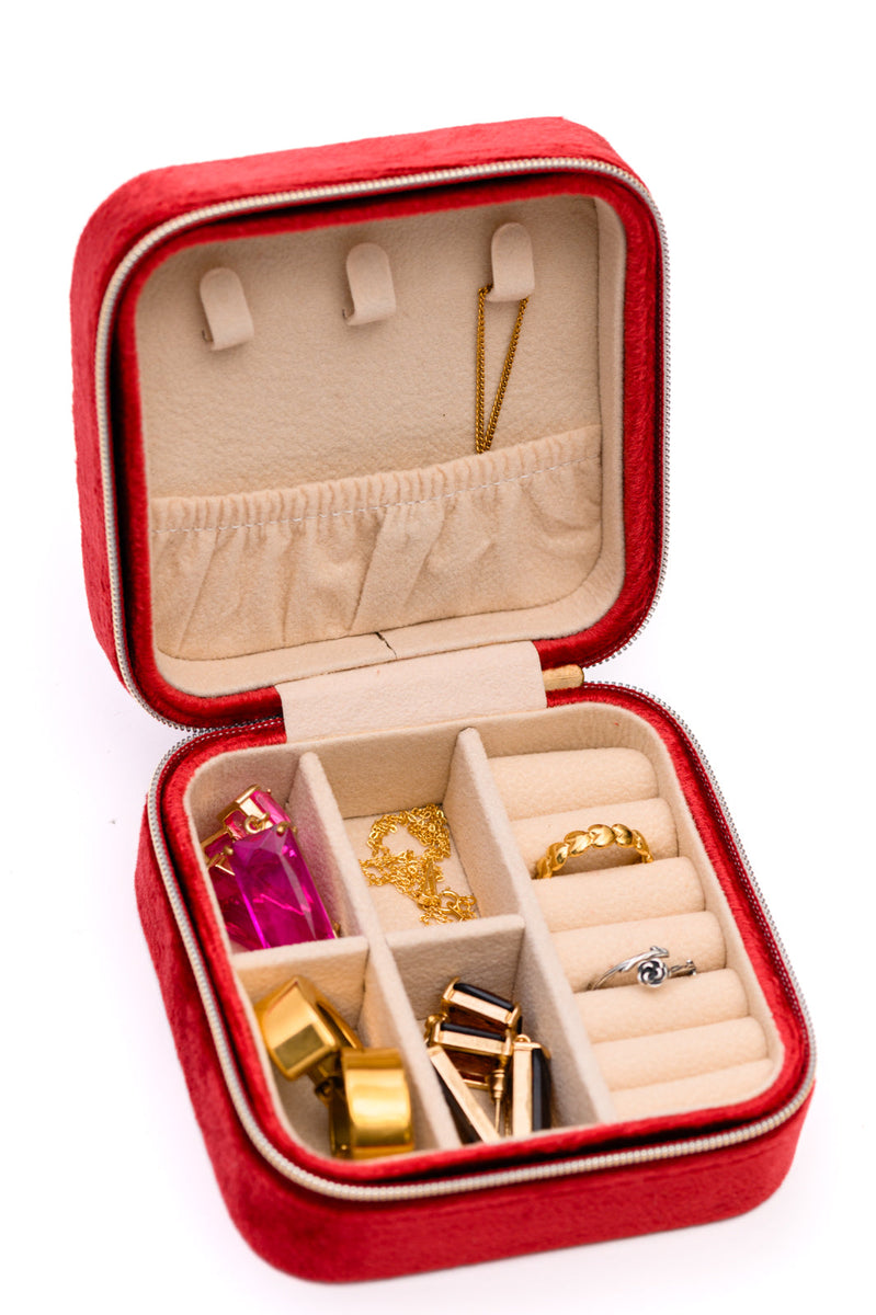 Kept and Carried Velvet Jewelry Box in Red – Charming Charlie