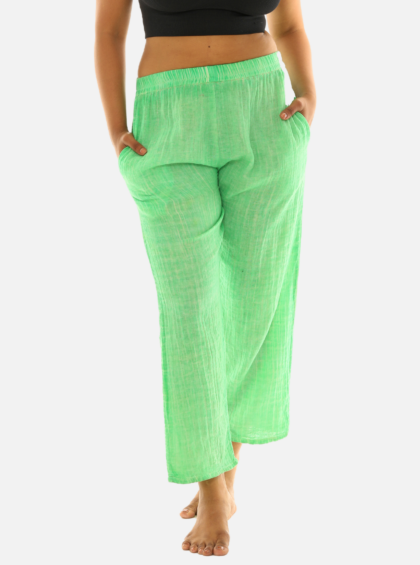 Women's Pigment Dyed Wide Leg Pants – Charming Charlie