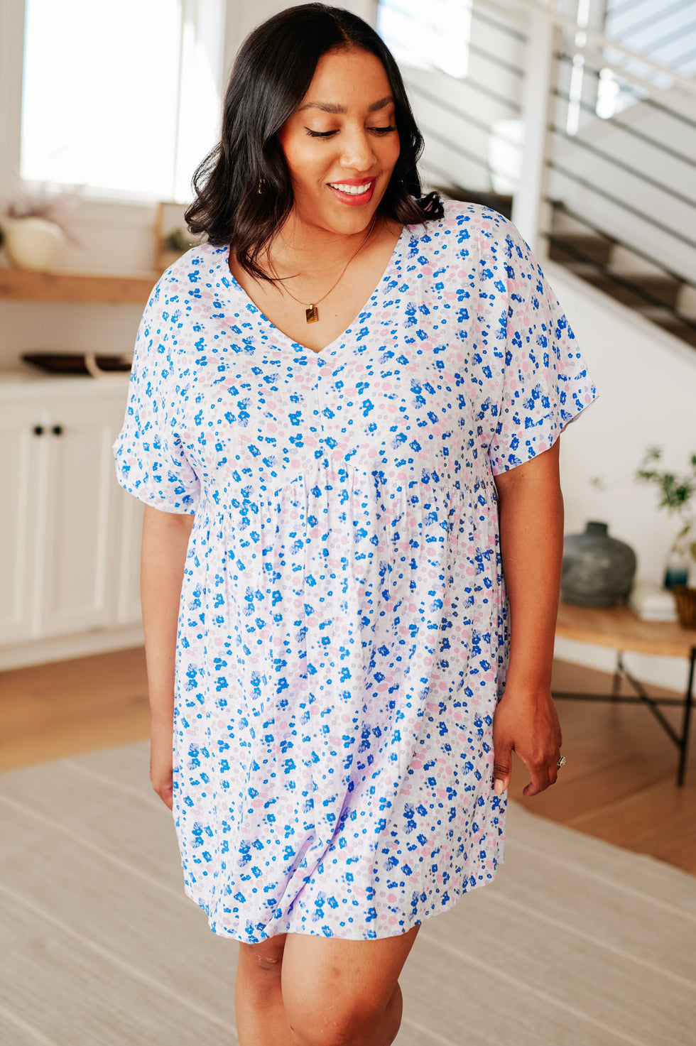 Sunny Streets Dress in Lavender – Charming Charlie