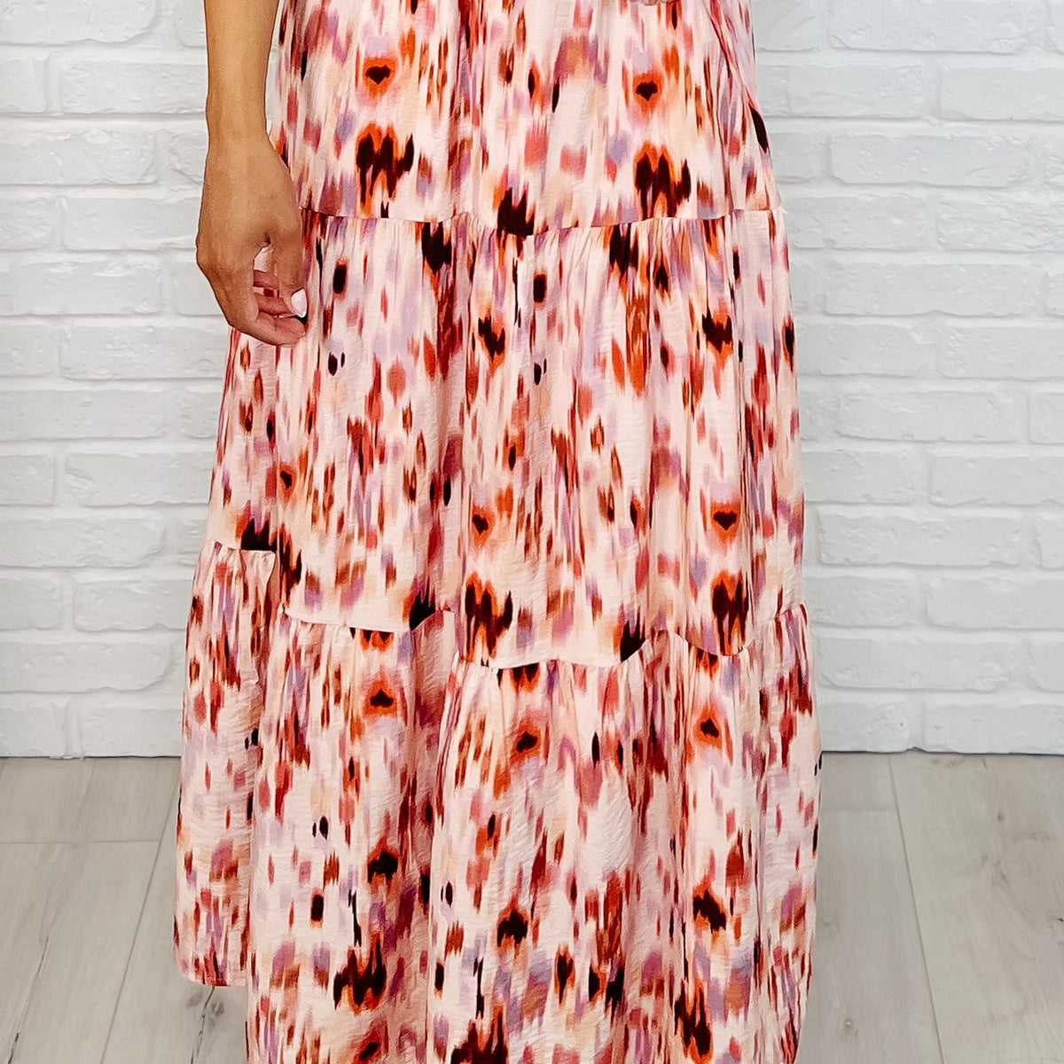 Words Fail Me Watercolor Print Maxi Skirt – Charming Charlie