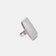 Stainless Steel Rectangle Adjustable Open Ring – Charming Charlie