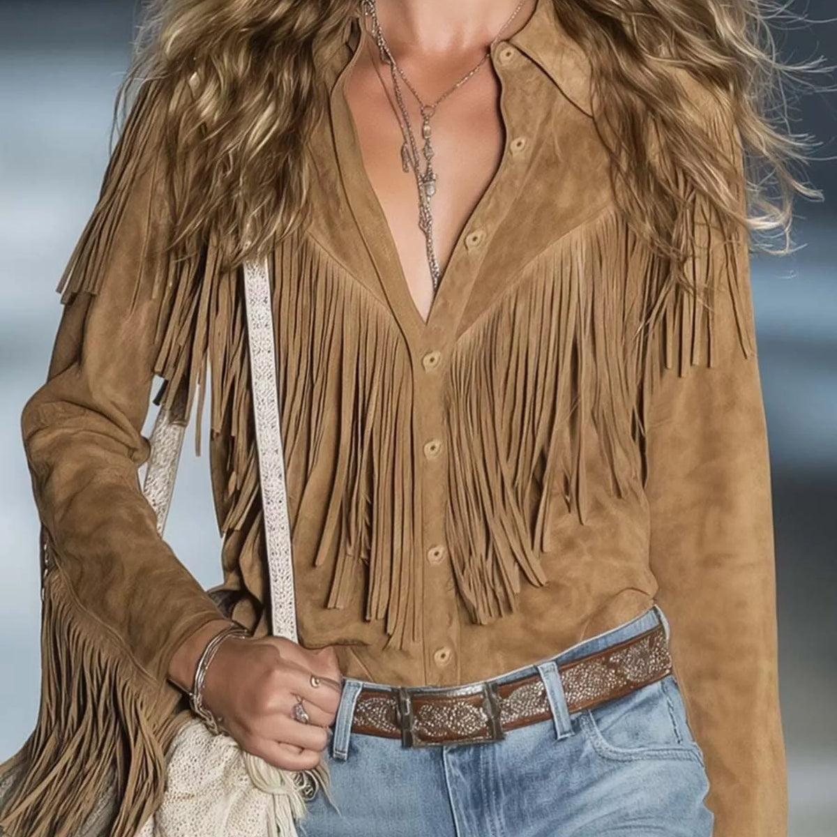 Western Style Fringe Jacket – Charming Charlie
