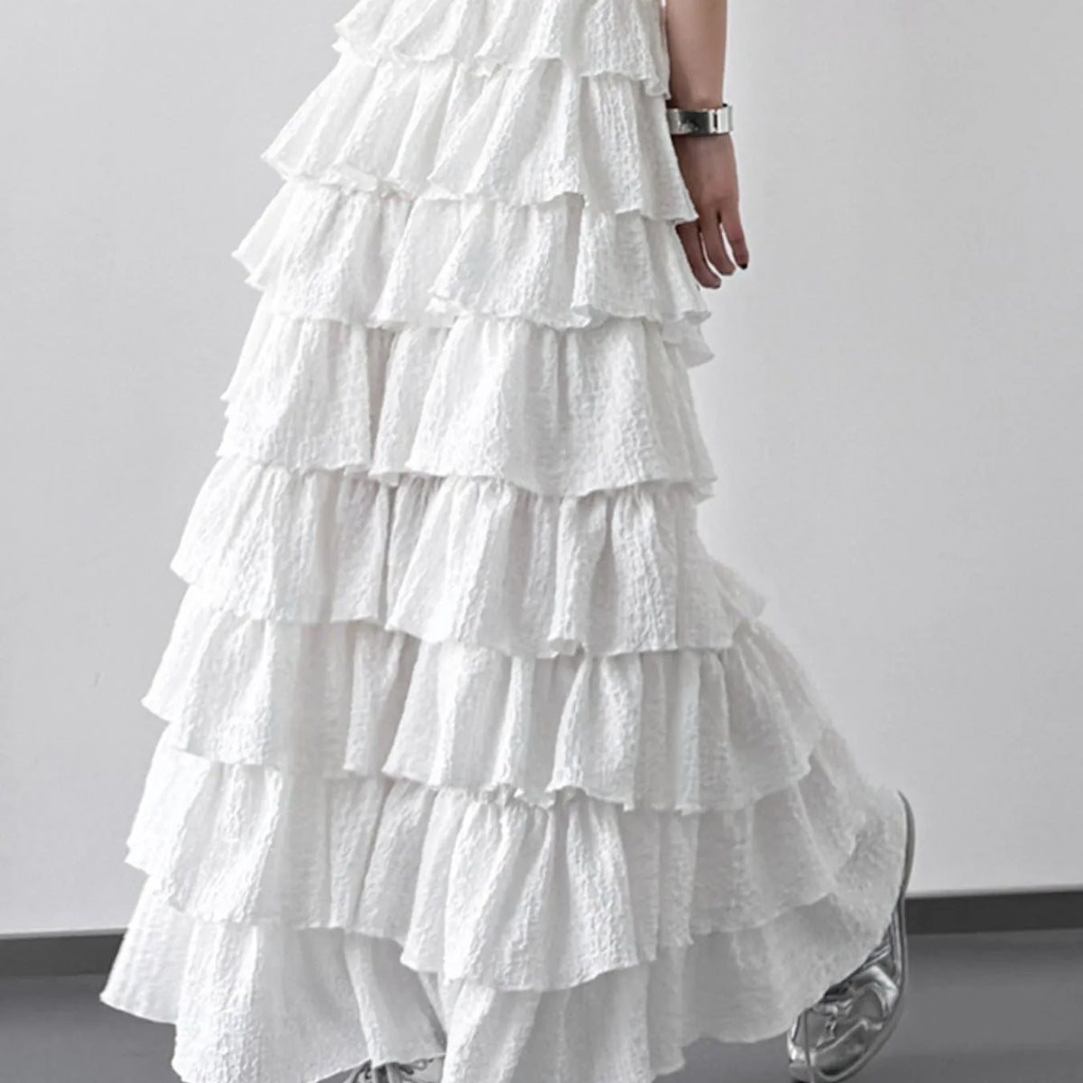 Ruffle Layered Maxi Skirt – Charming Charlie