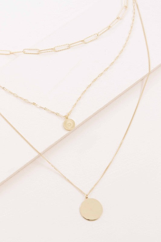 Multi Layered Coin Pendant Necklace – Charming Charlie