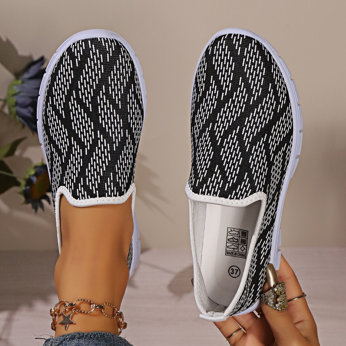 Round Toe Flat Slip-Ons – Charming Charlie