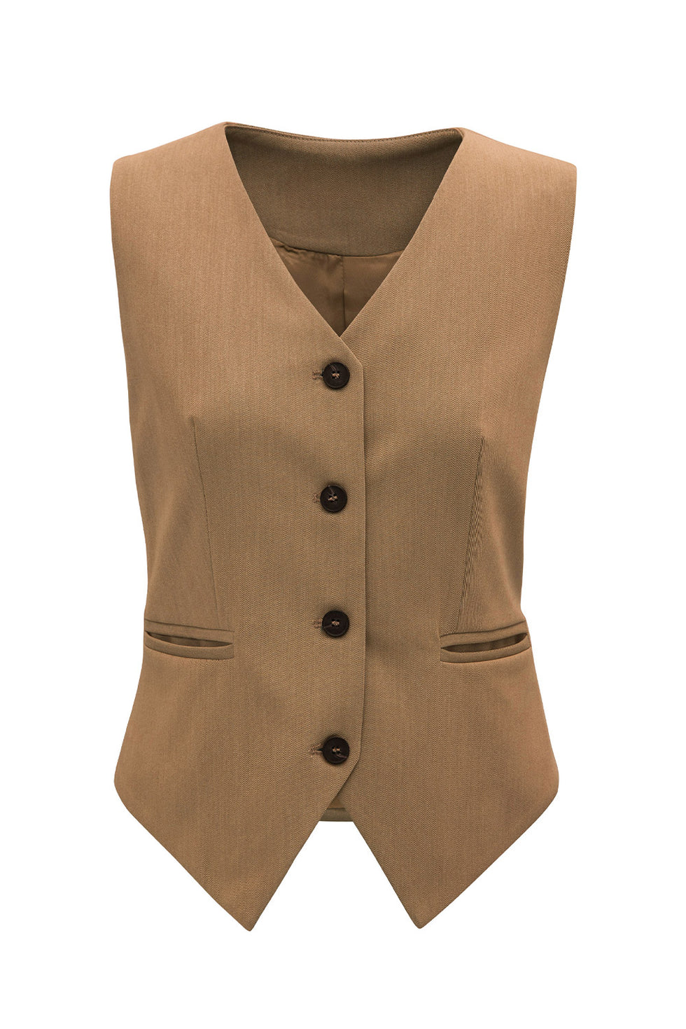 Pocketed Button Up Vest – Charming Charlie