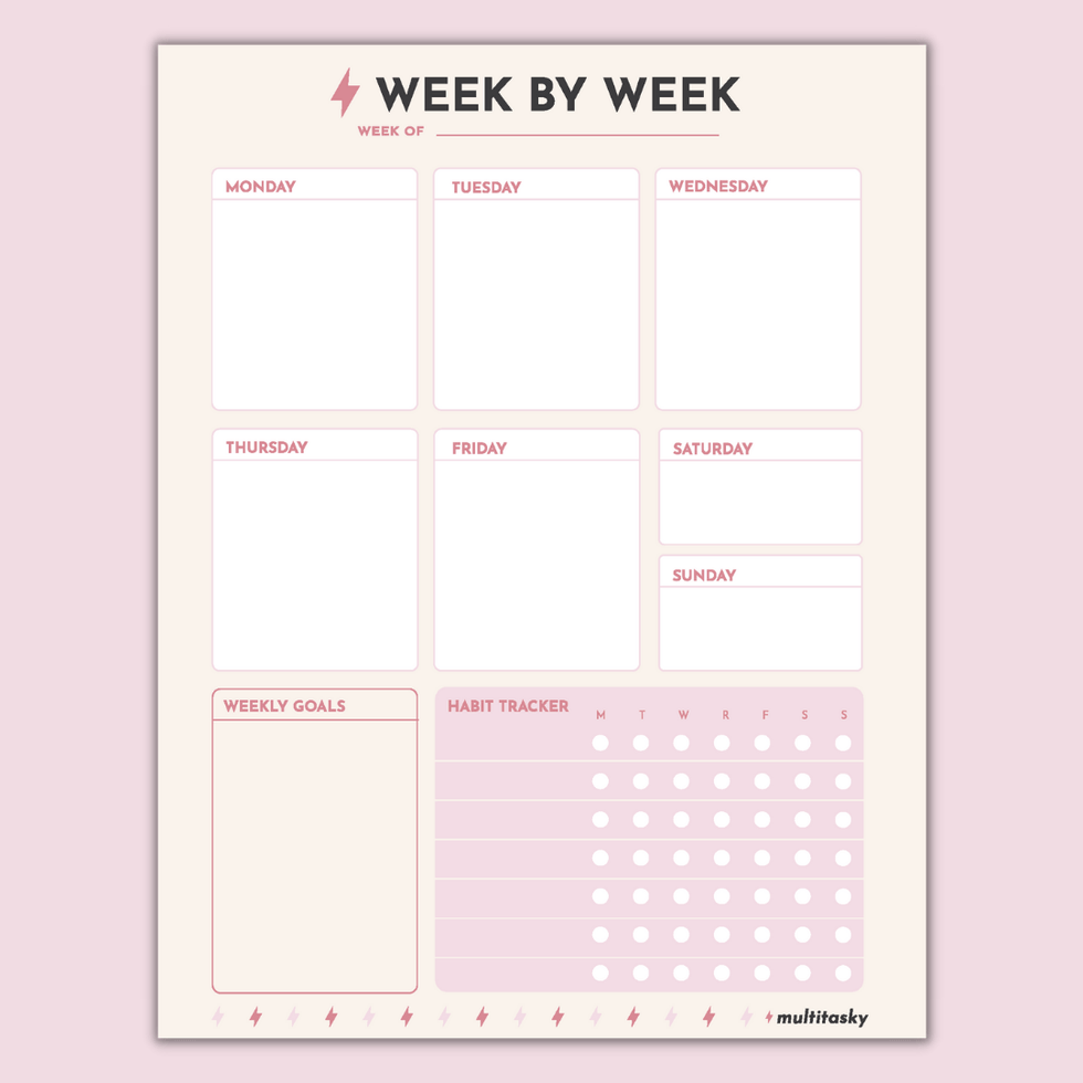 Conquer My Day Planner Sheets (Daily, Weekly & Monthly - A5 Planner Re ...