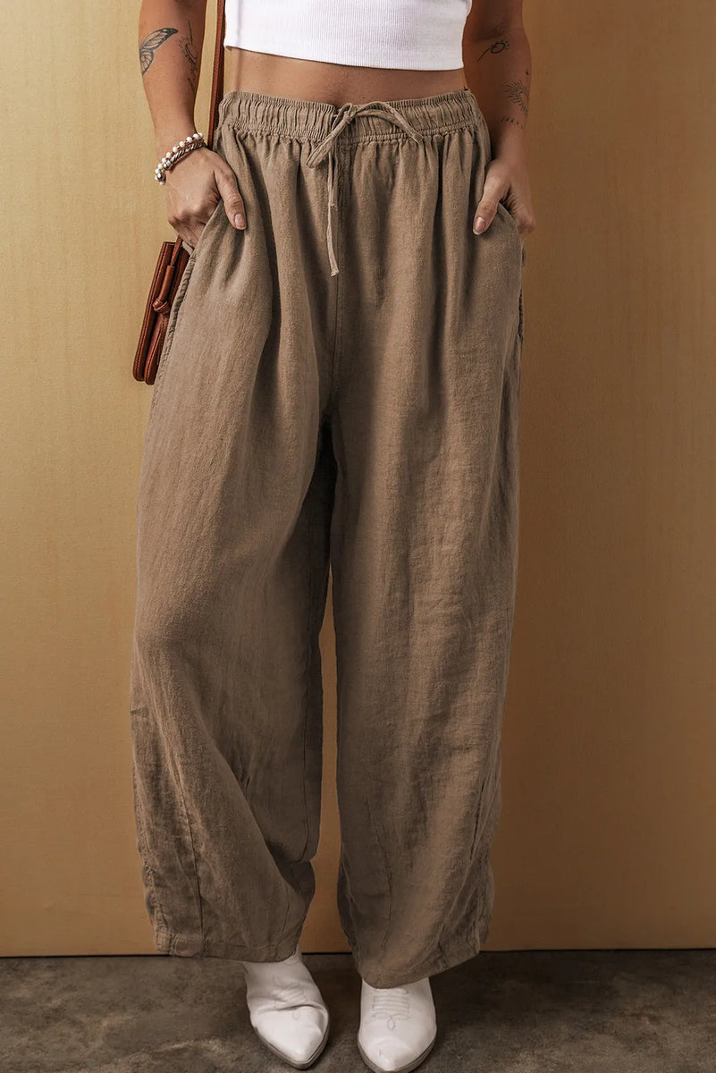 Drawstring Wide Leg Pants – Charming Charlie