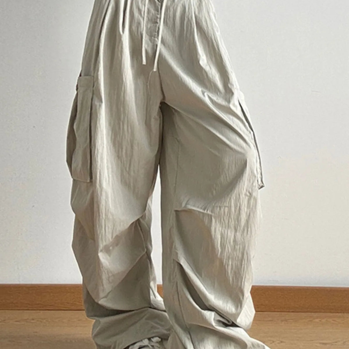 Drawstring Wide Leg Cargo Pants – Charming Charlie