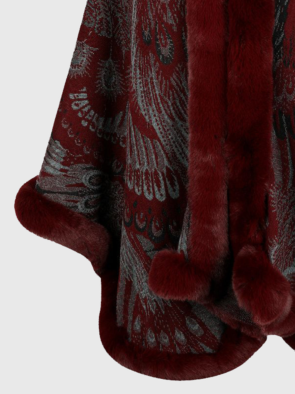 Printed Open Front Poncho – Charming Charlie