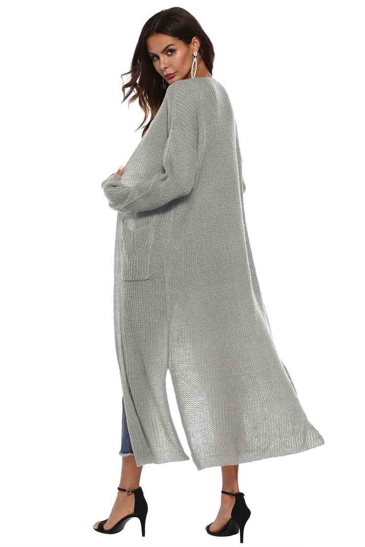 Long Sleeve Open Front Buttoned Cardigan – Charming Charlie