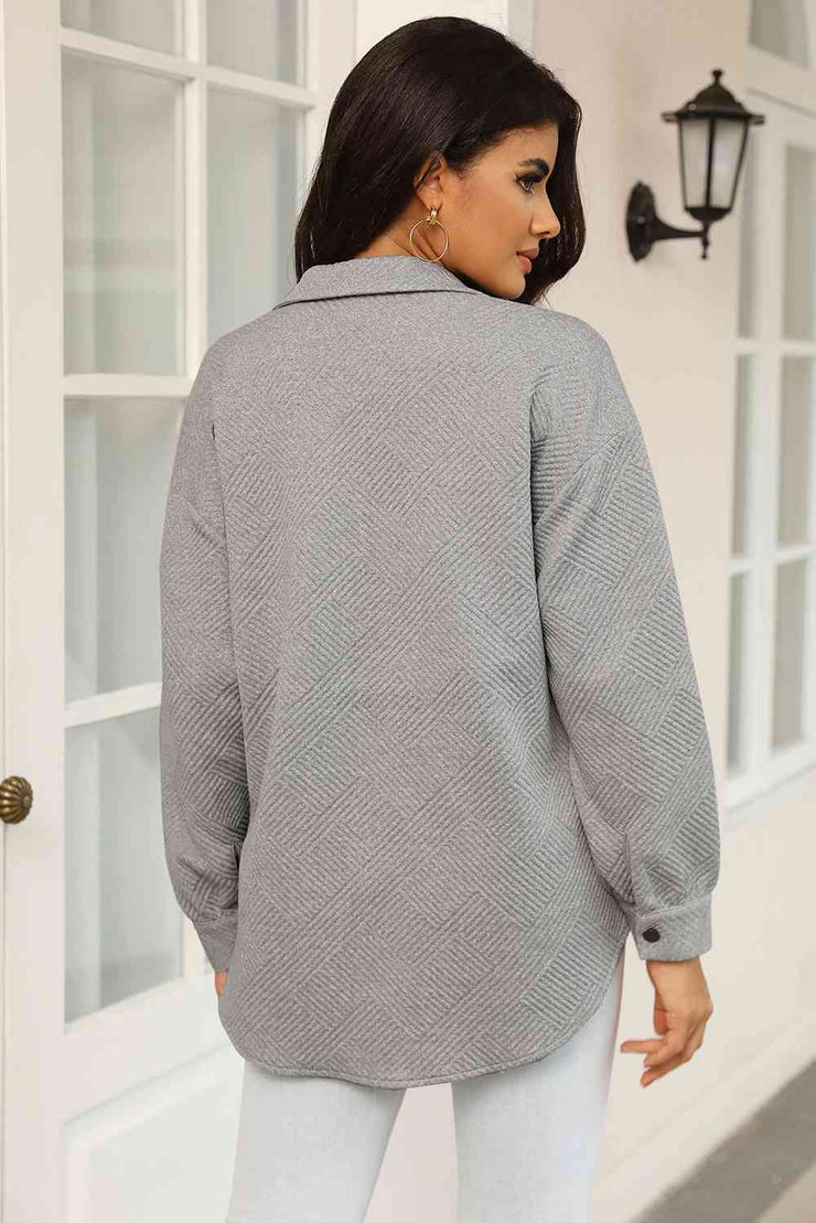 Snap Down Collared Jacket – Charming Charlie