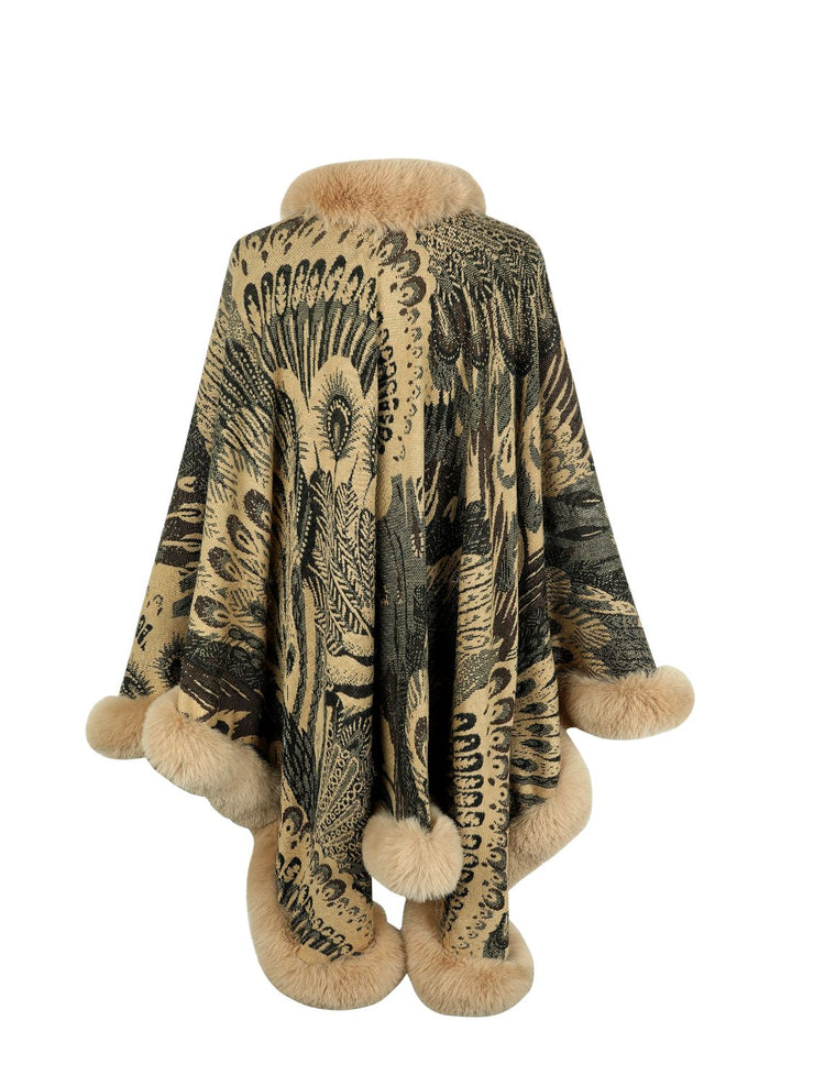 Printed Open Front Poncho – Charming Charlie