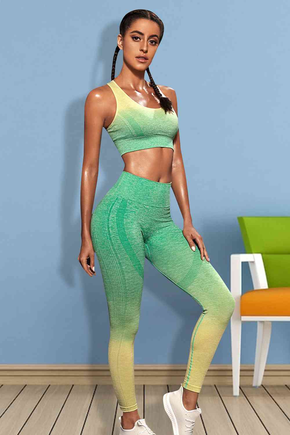 Gradient Sports Tank and Leggings Set – Charming Charlie