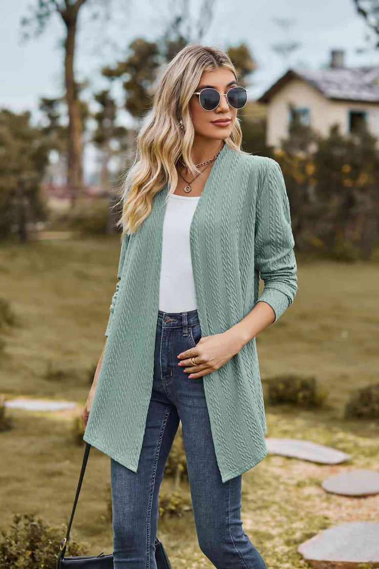 Open Front Long Sleeve Cardigan – Charming Charlie
